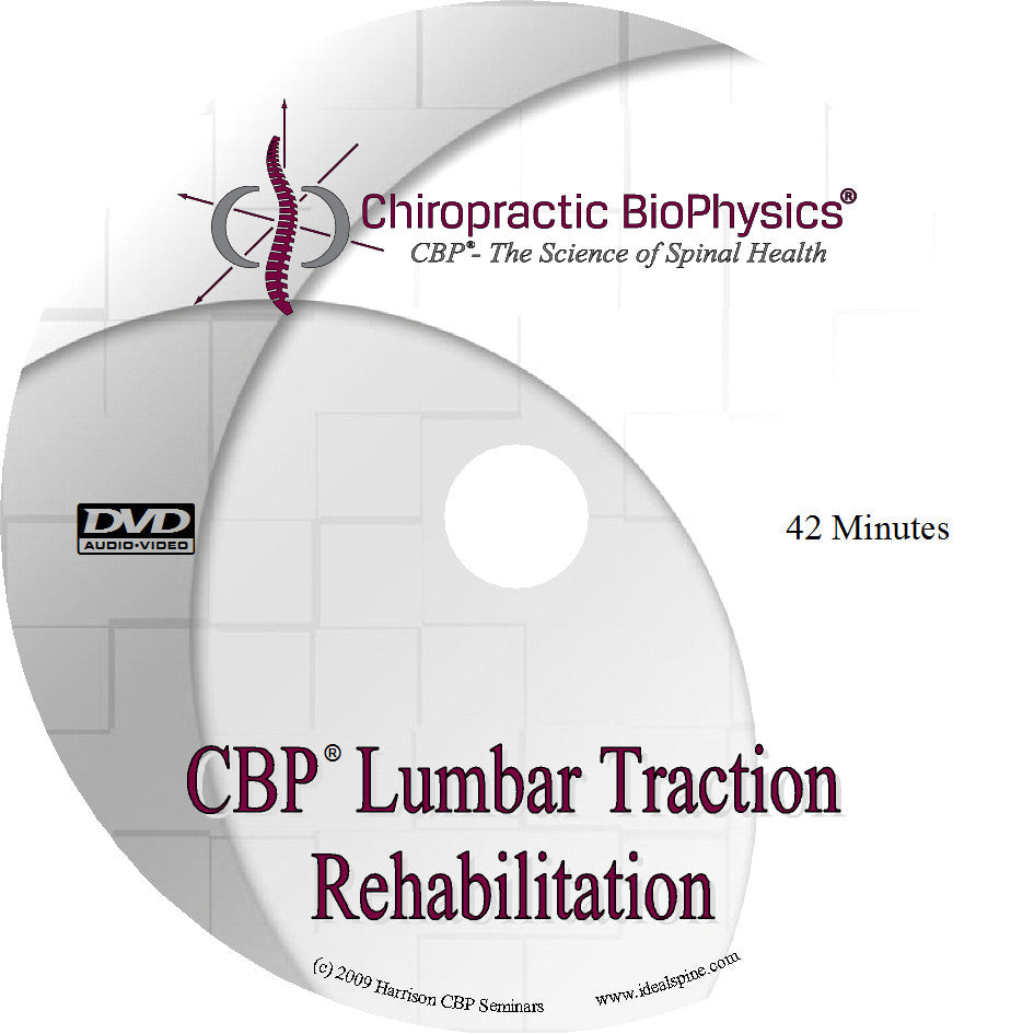 CBP Mirror Image® Lumbar Traction Protocols DVD – Chiropractic BioPhysics