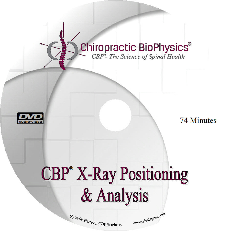 CBP X-Ray Alignment, Positioning, & Marking DVD – Chiropractic BioPhysics